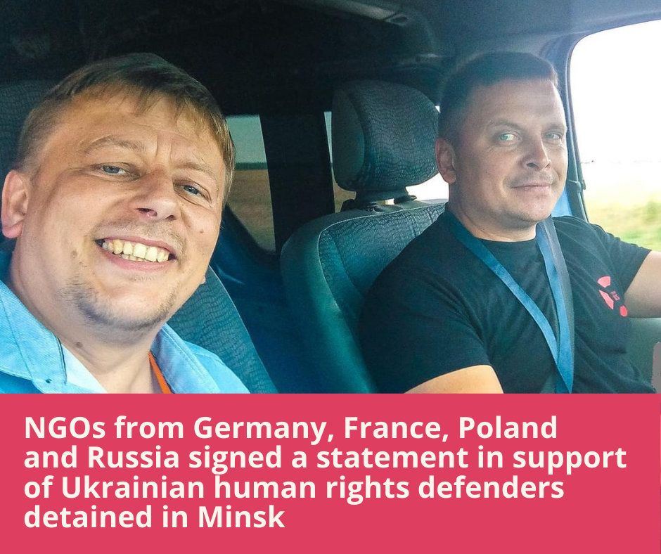 NGOs from Germany, France, Poland and Russia signed a statement in ...